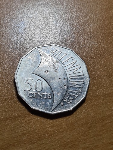 2000 Fifty 50 Cent Coin Millennium 50c Lightly Circulated VF | eBay ...