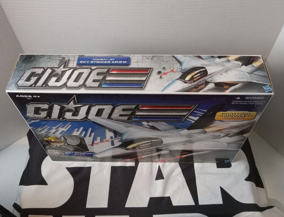 Sky Striker Combat Jet XP-21F G.I. JOE COBRA 30th Anniversary MIB NEW ...