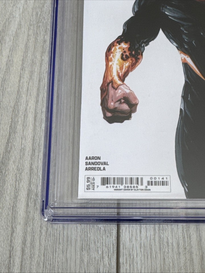 Absolute Superman #1. CGC 9.8. Clayton Crain Variant Cover A. DC Comics ...