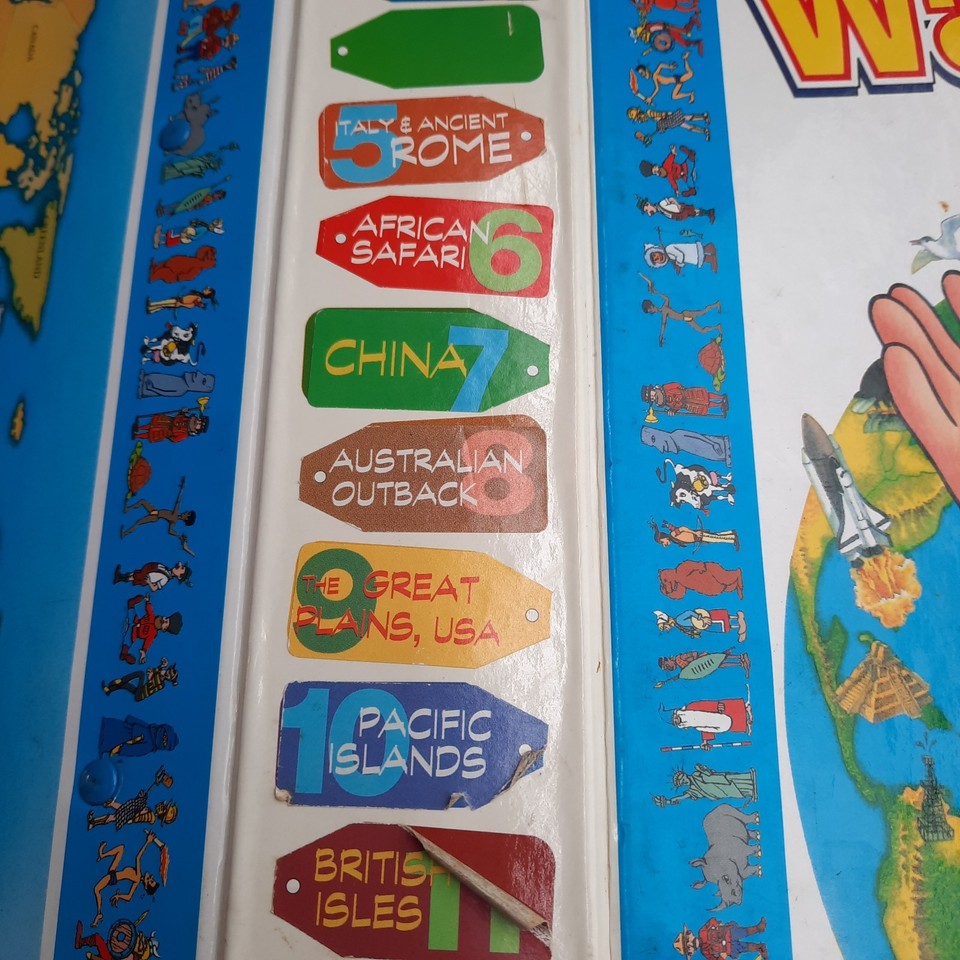 1998 Where's Wally Wally's World Magazine 1-15+ Binder Stickrs 16x ...