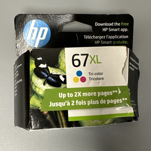 HP 67 Tri-Color Ink Cartridge DeskJet Hewlett-Packard Exp. 07/2026 | eBay