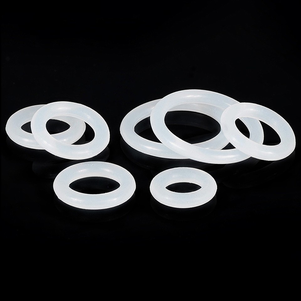 Food Grade Silicone Rubber O Rings Gasket Cross Section 4 mm ID 4mm ...
