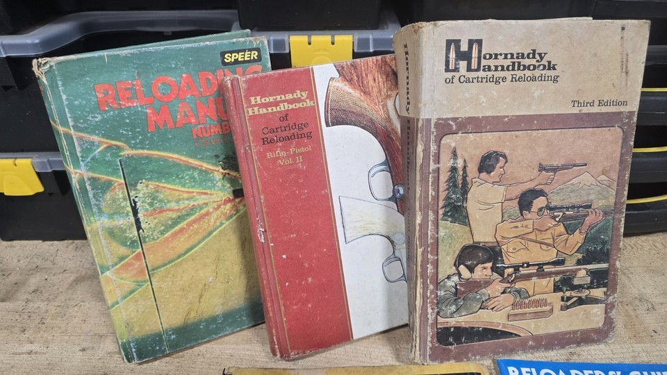 Reloading Book Bundle - Lyman - Hornady - Speer - Hardback, Spiral ...