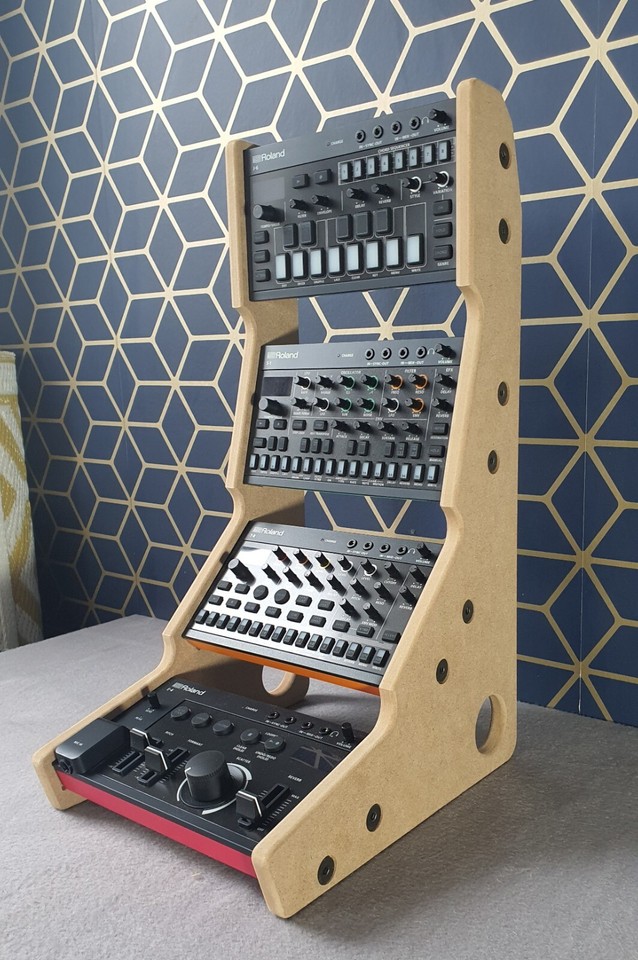 Roland Aira Compact S1 J6 T8 E4 - MDF QUAD Stand from Synths And Wood ...