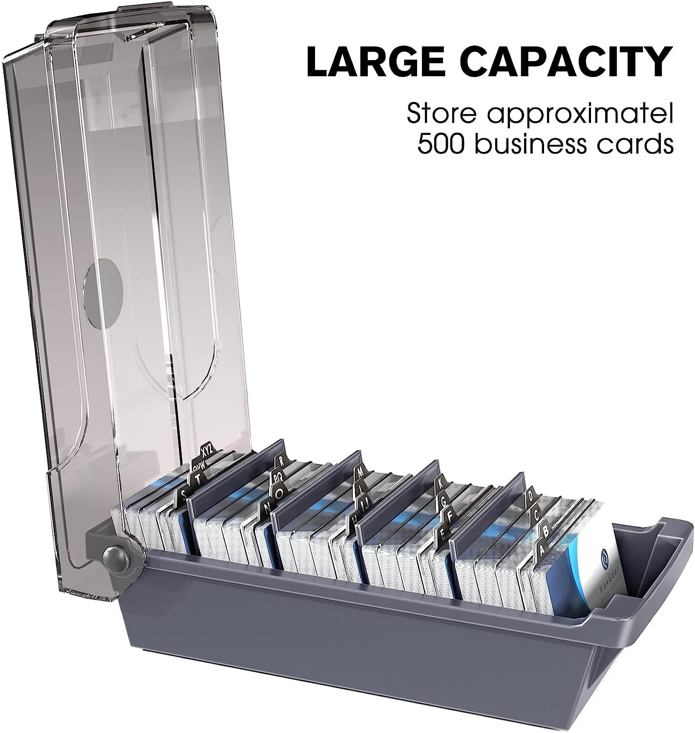 Business Card Holder Box File Storage Index Organizer Rolodex For500 ...