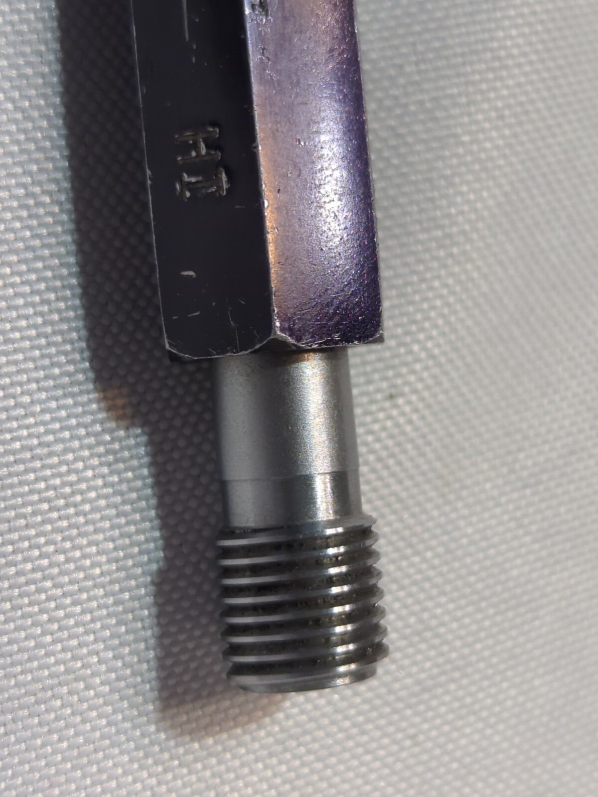 Micro 3/8 24 UNJF 3B THREAD PLUG GAGE GO NO GO P.D.'S = .3479 & .3516 ...