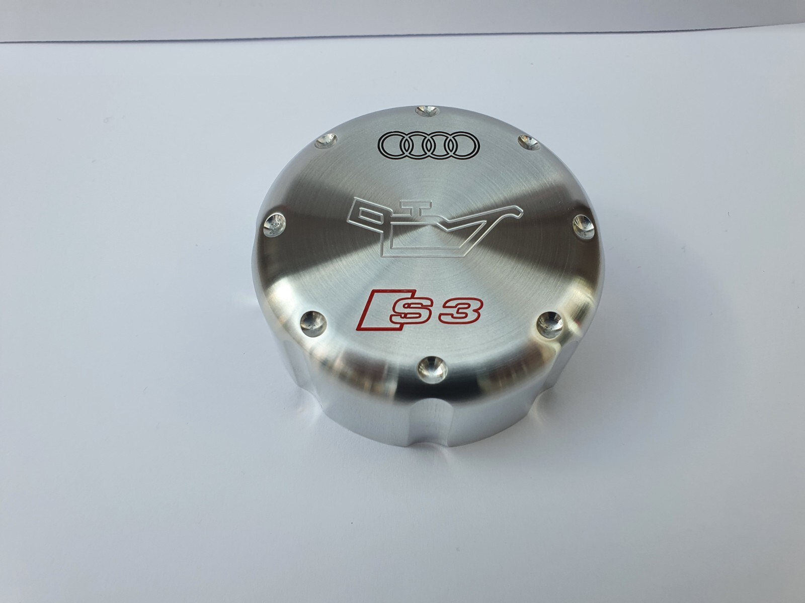 ALUMINIUM OIL CAP FOR AUDI S3 8L - 1.8T - ENGINE BAY STYLING - BILLET ...