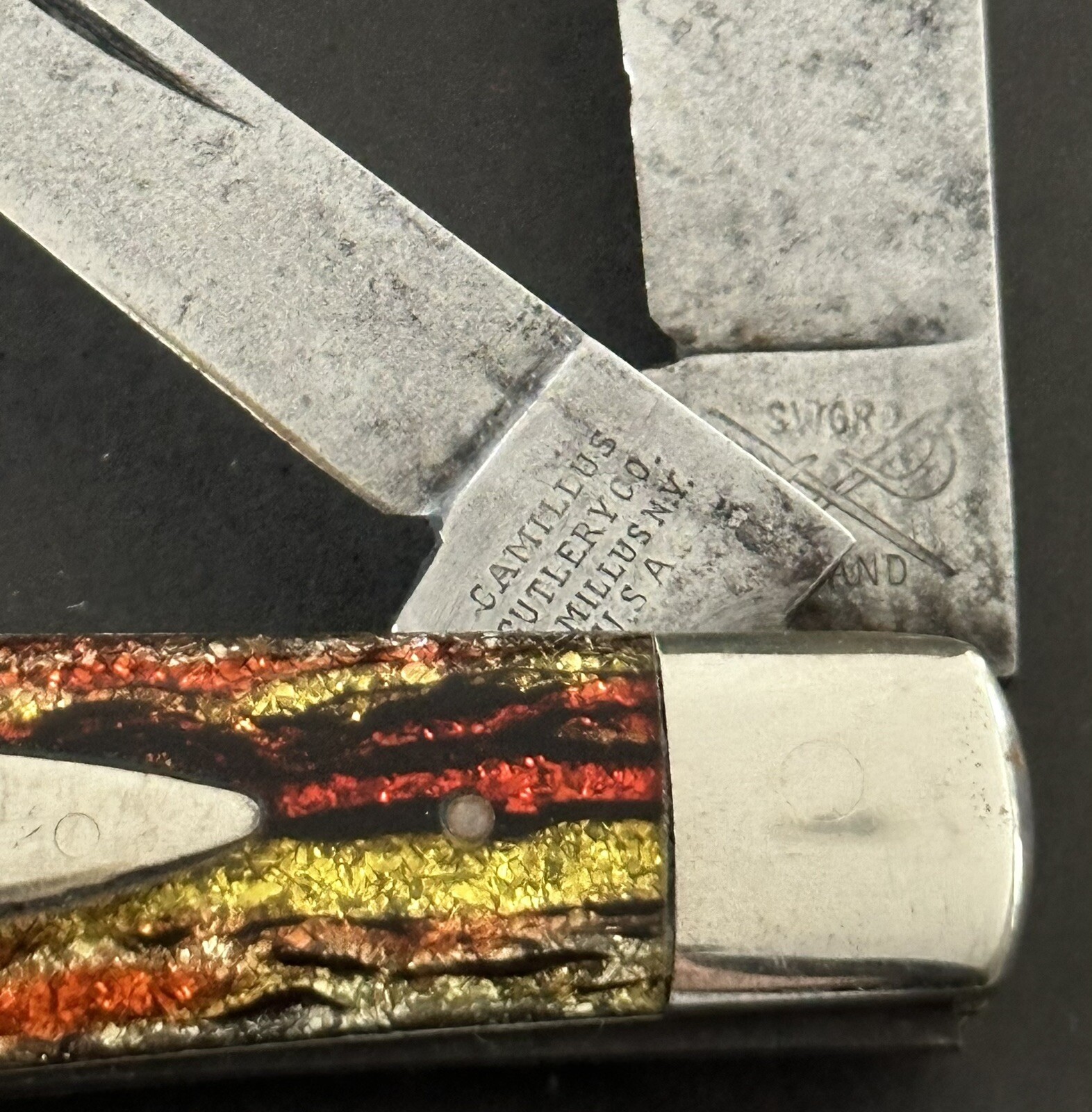 🔥RARE Christmas Tree Handle Camillus Cutlery Co. Knife | eBay