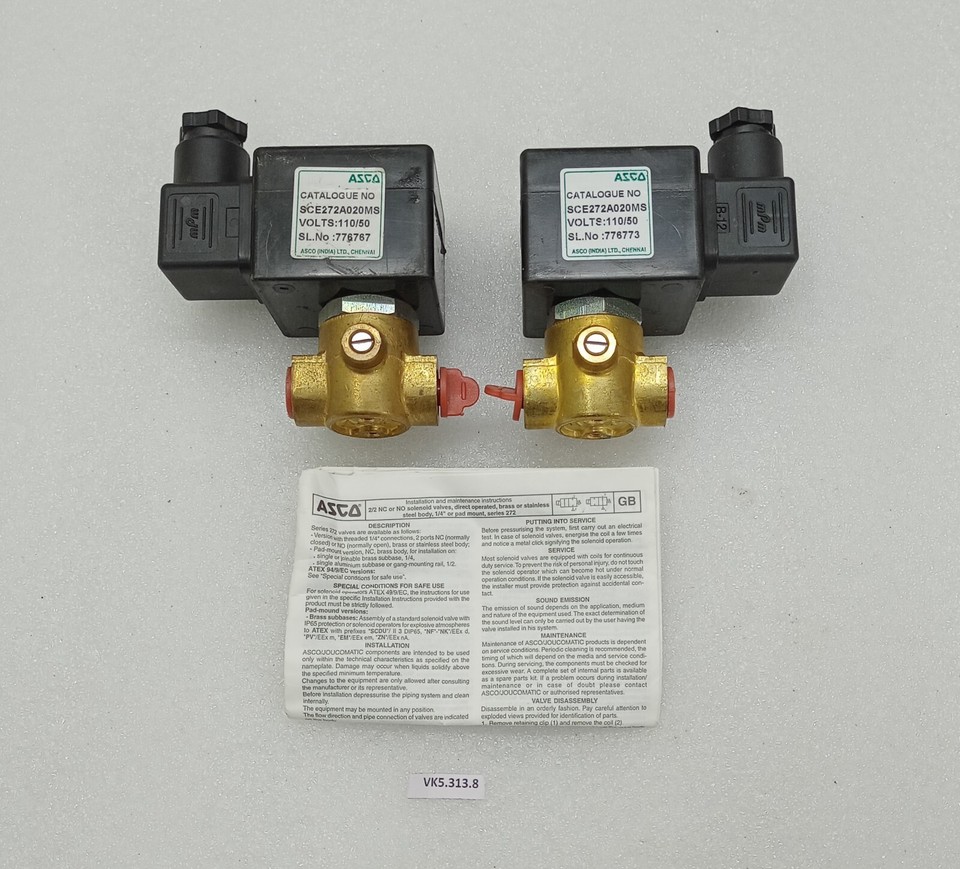 ASCO Solenoid Valve 400-425-107 MP-C-066-AI ASCO SCE272A020MS | eBay