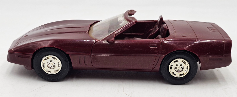 1988 Chevrolet Corvette Roadster Dark Red Convertible Car Model | eBay