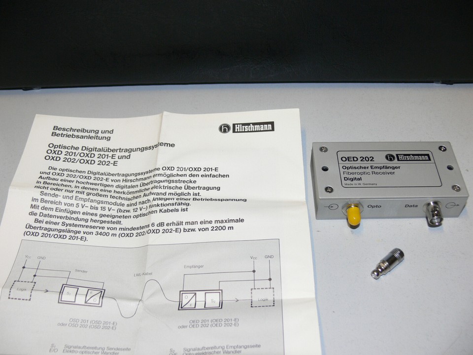Hirschmann OED 202 Optical Receiver Digital | eBay UK