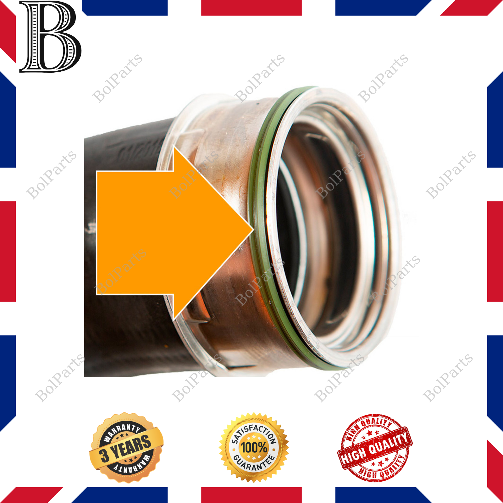 Intercooler Turbo Hose Seal O-Ring for AUDI VW SEAT SKODA VAG 53.95mm ...