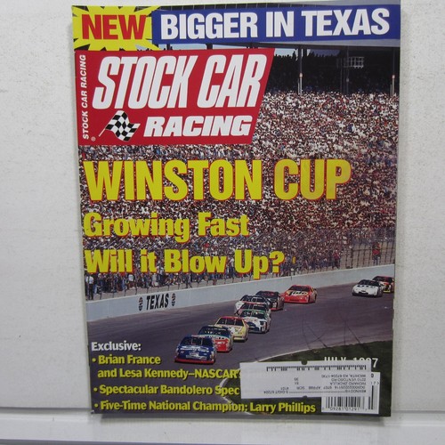 Stock Car Racing Jul 1997 Winston Cup, Nascar Brian France Lesa Kennedy ...