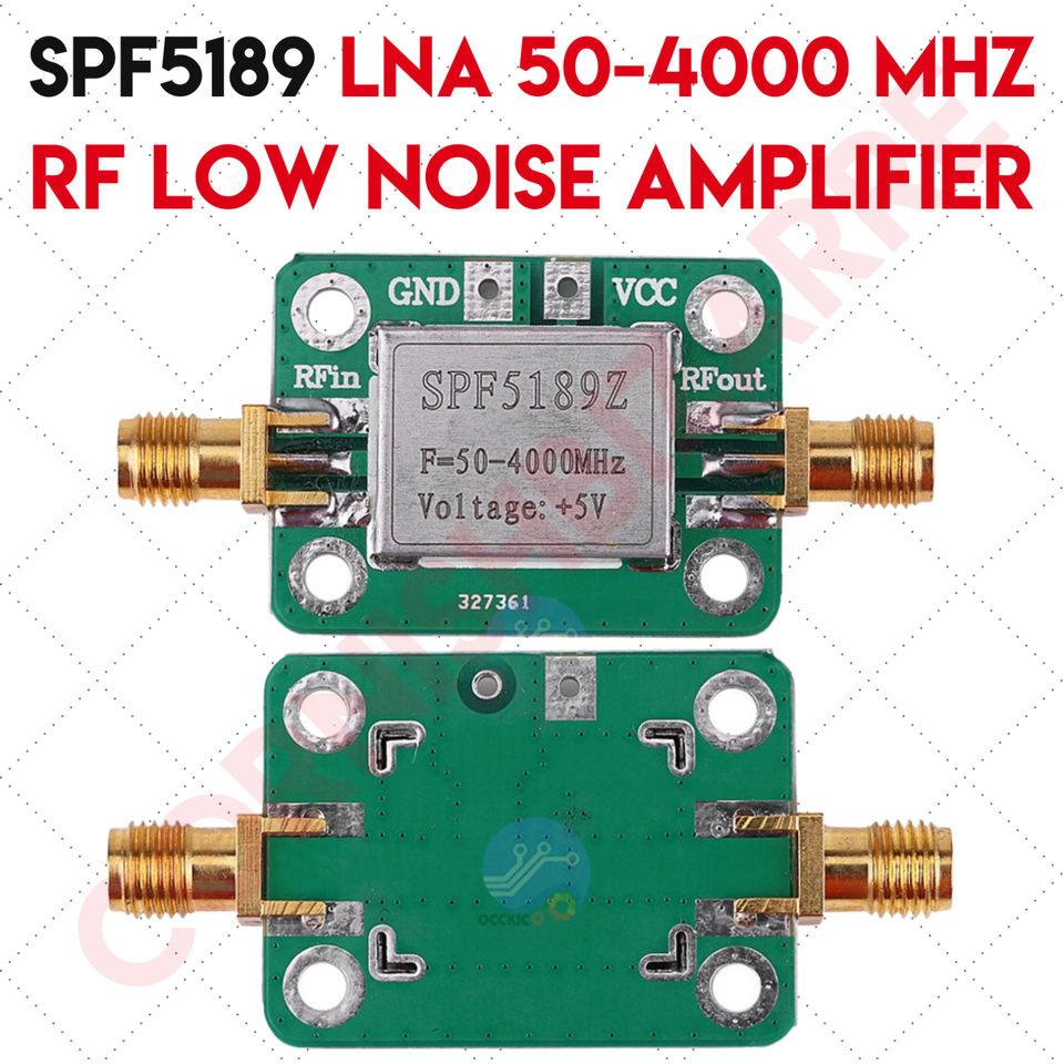 SPF5189 LNA 50-4000 MHZ RF LOW NOISE AMPLIFIER SIGNAL RECEIVER NF 0.6DB ...