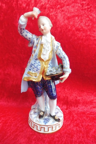 Porcelain Figure, Very Beautiful, Very Old Figure, Flower Cavalier ...