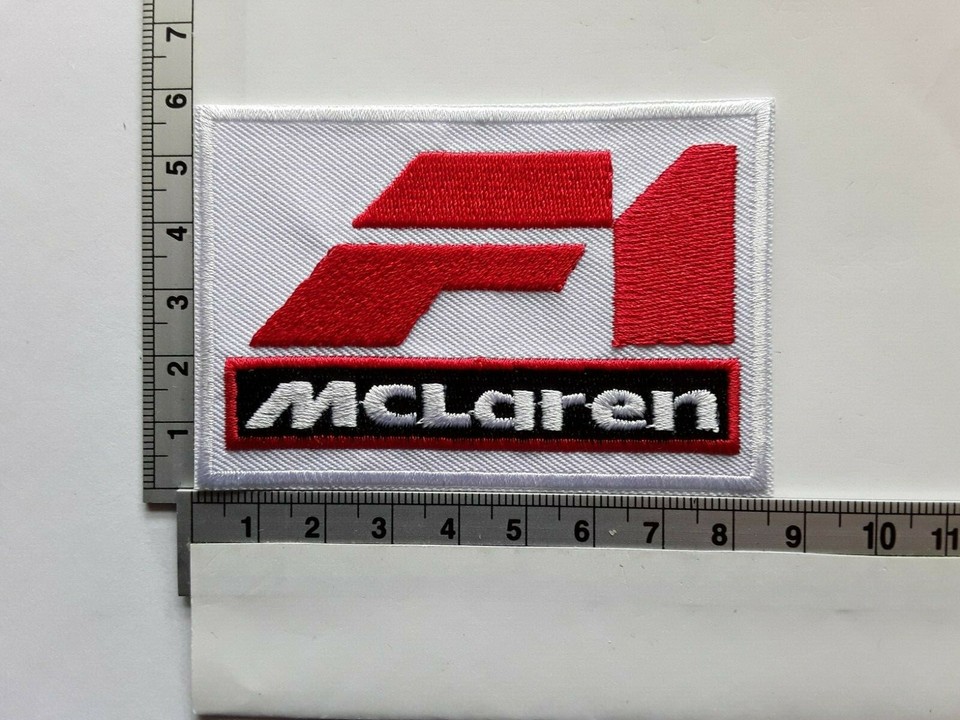 MCLAREN F1 TEAM WORLD FORMULA ONE RACING CAR MOTORSPORT EMBROIDERED ...