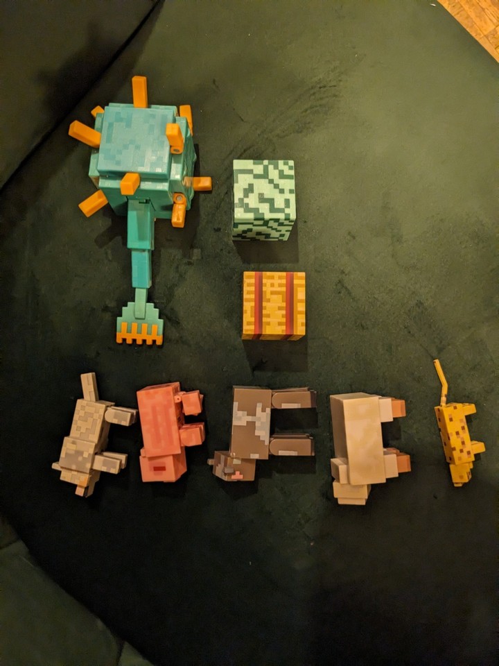Mojang Minecraft Action Figures Set | eBay