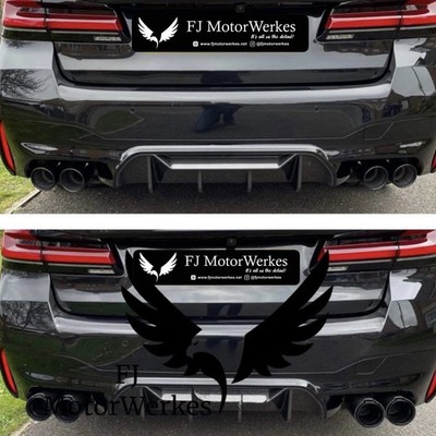 BMW M5/M8 M Performance Black gloss Carbon Fibre Exhaust Tips X4 F90 ...