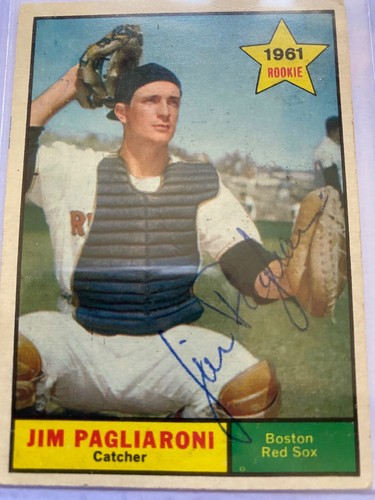 Jim Pagliaroni 1961 Rookie Topps 519 Autographed | eBay
