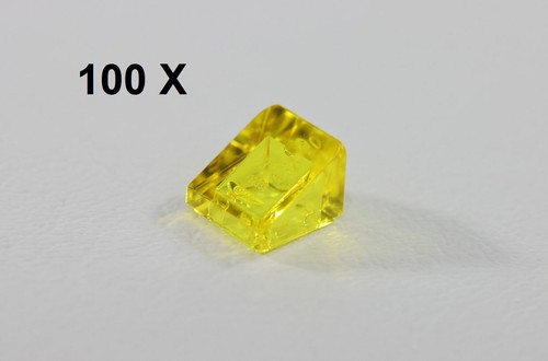 LEGO® Trans Yellow Slope 30 1 x 1 x 2/3 [100 Pieces] ID 54200 . | eBay ...