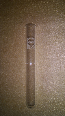 SCHOTT DURAN Glass tubes 13 x 100mm 9mL Straight rim Tube (Lot of 10 ...
