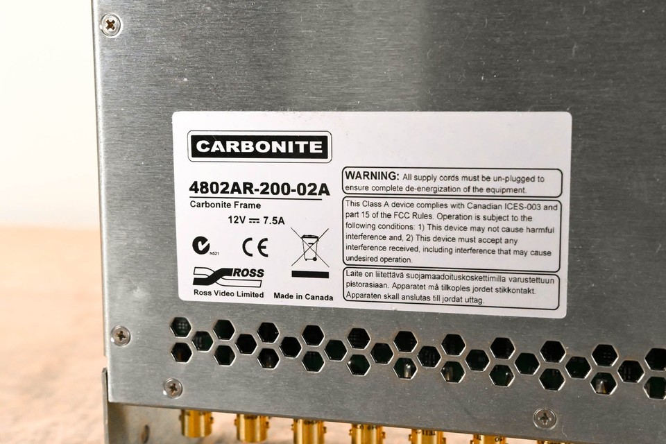 Ross 2 M/E Carbonite Frame Video Switcher with Carbonite 2M Panel ...