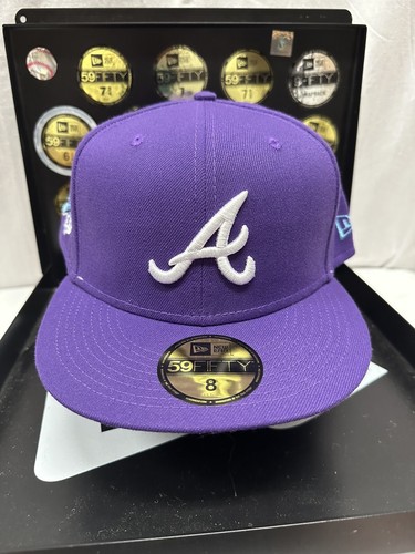 Atlanta Braves New Era 59FIFTY “MLB Color UV Collection” Fitted Sz 8 ...