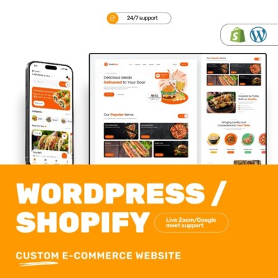 Shopify or WordPress E-Commerce Website Design | Custom Online Store | eBay