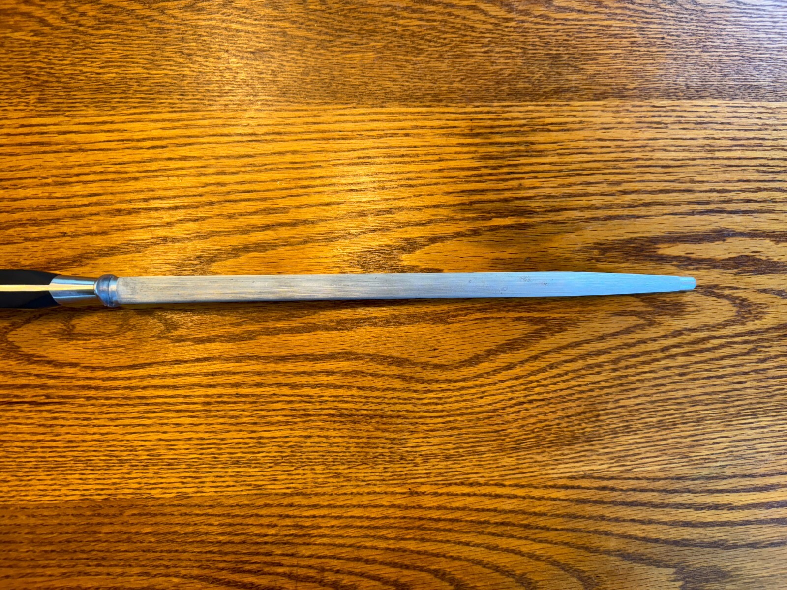 VTG Sabatier Large 11.75" Honing Rod Knife Sharpening Steel 3 Rivet ...