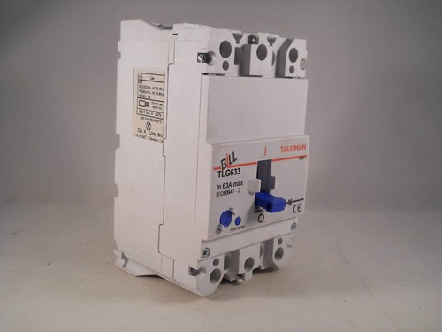 Bill MCCB 63 Amp Triple Pole 63A 3 Phase Breaker MEM MGL633 Talisman ...