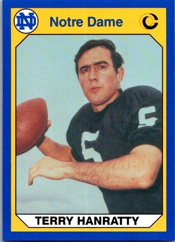 1990 Collegiate Collection Notre Dame #42 Terry Hanratty | eBay