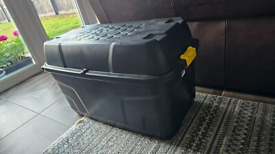 Strata Heavy Duty Storage Box Trunk With Wheels 175L | eBay UK