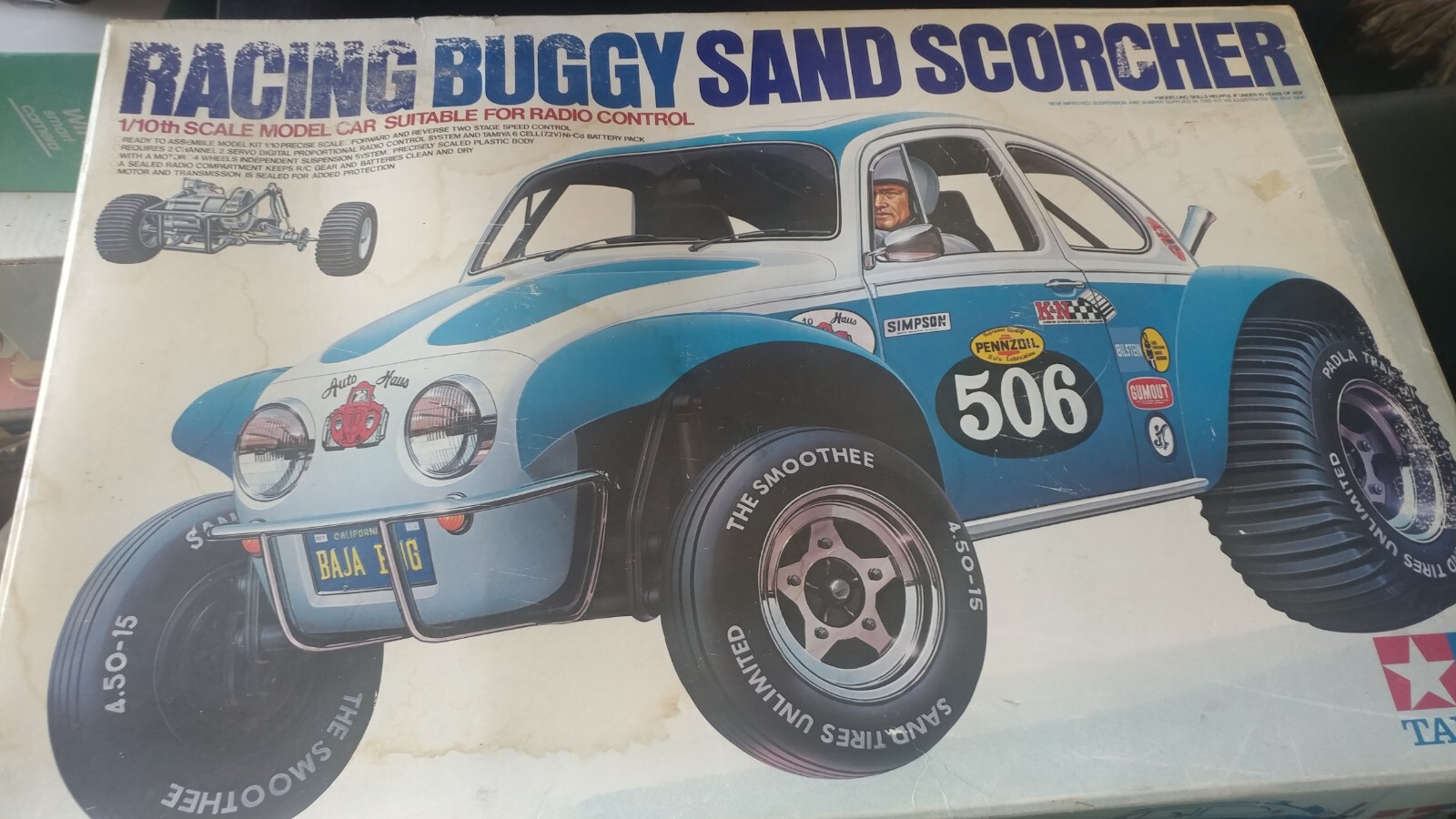 Super Rare Vintage Tamiya Racing Buggy Sand Scorcher model RA1016 ...