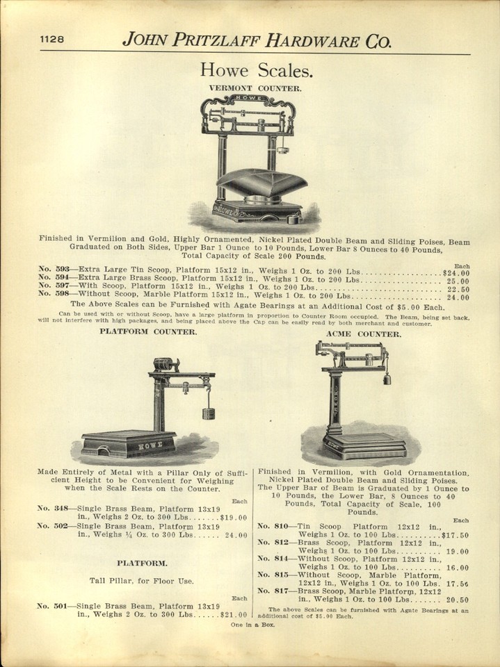 ca1910 PAPER AD Howe Brand Even Balance Butter Vermont Counter Howe ...