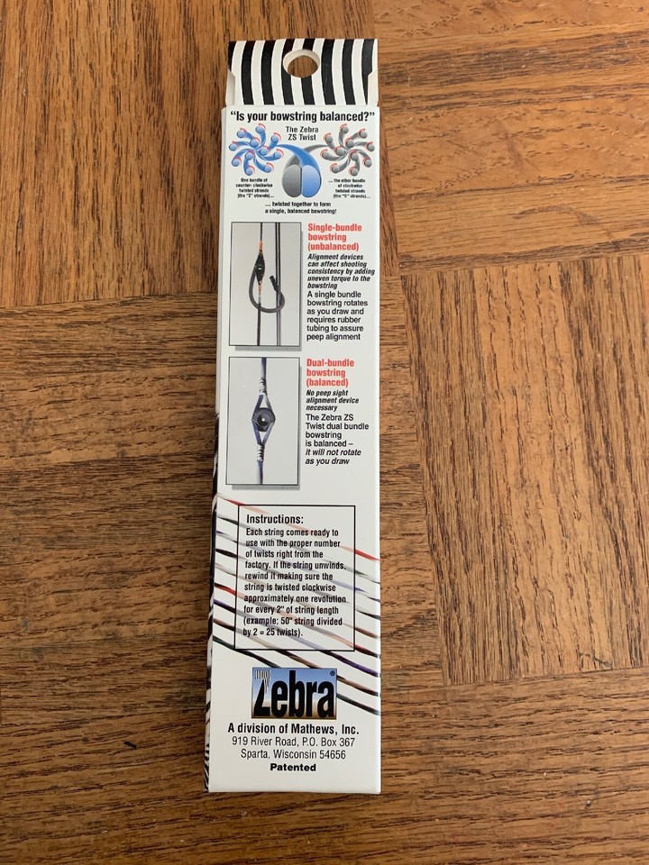 48 Inch Zebra Bow String | eBay
