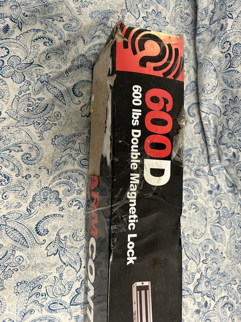 Alarm Controls 600D 600lb Holding Force Double Magnetic Lock - Silver ...