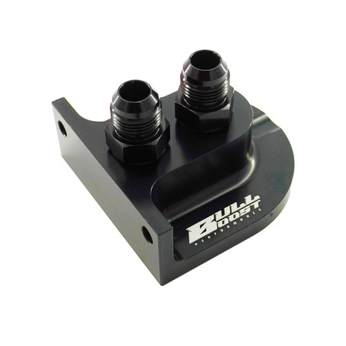 BILLET REMOTE OIL FILTER RELOCATION MOUNTING BRACKET -10 AN with ...