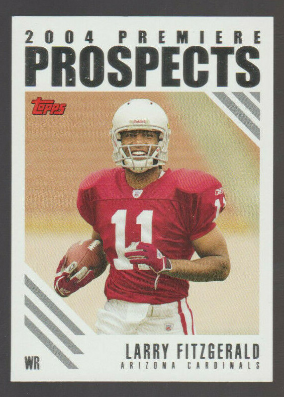 LARRY FITZGERALD Cardinals 2004 Topps PREMIERE PROSPECTS #PP11 Rookie ...