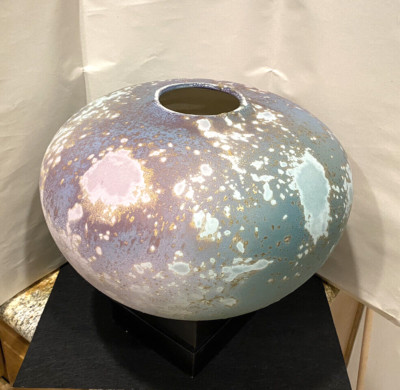 GORGEOUS EVANS "ANCIENT SANDS" POTTERY VASE WITH COA | eBay