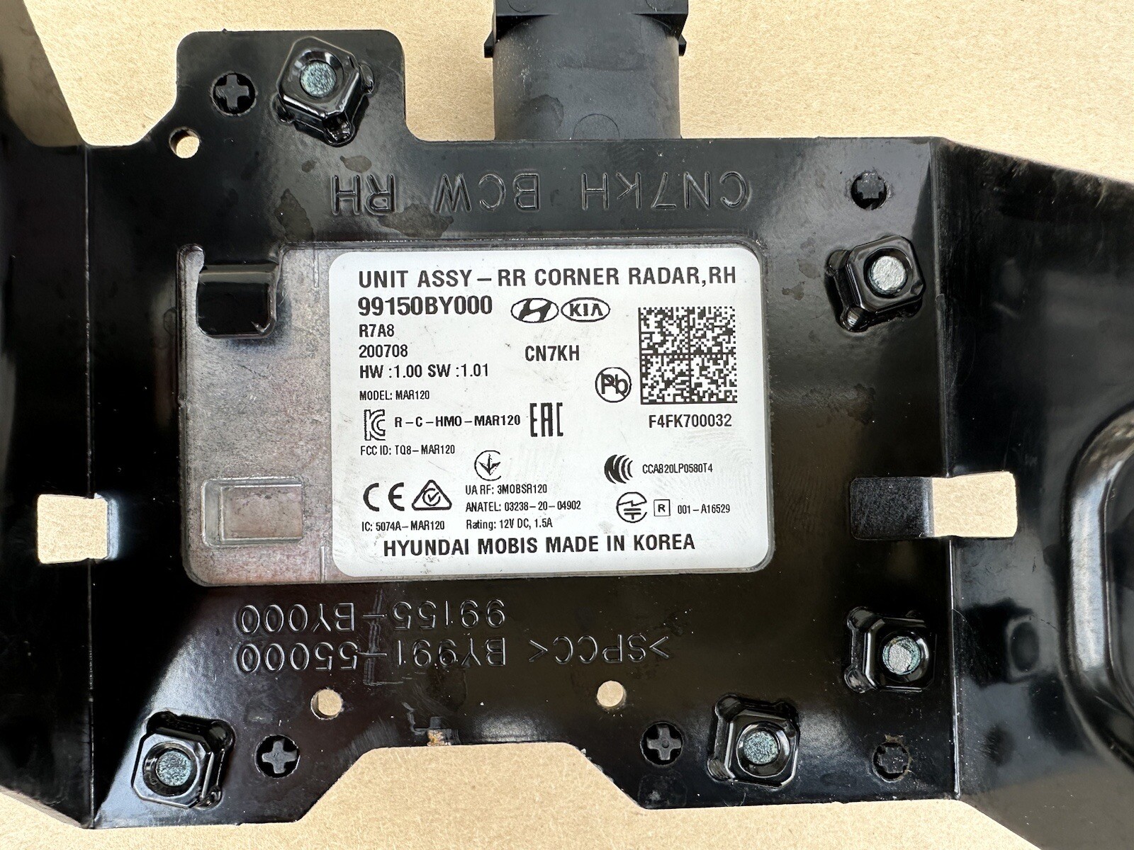 2021-2023 Hyundai Elantra HEV RH Right Side Blind Spot Radar Sensor ...