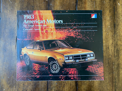 Original 1983 American Motors Concord & Spirit Foldout Sales Brochure ...