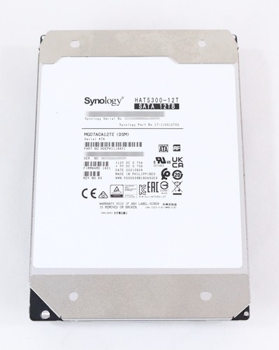 Synology Enterprise HAT5300-12T MG07ACA12TE 12TB 7.2K RPM SATA ...