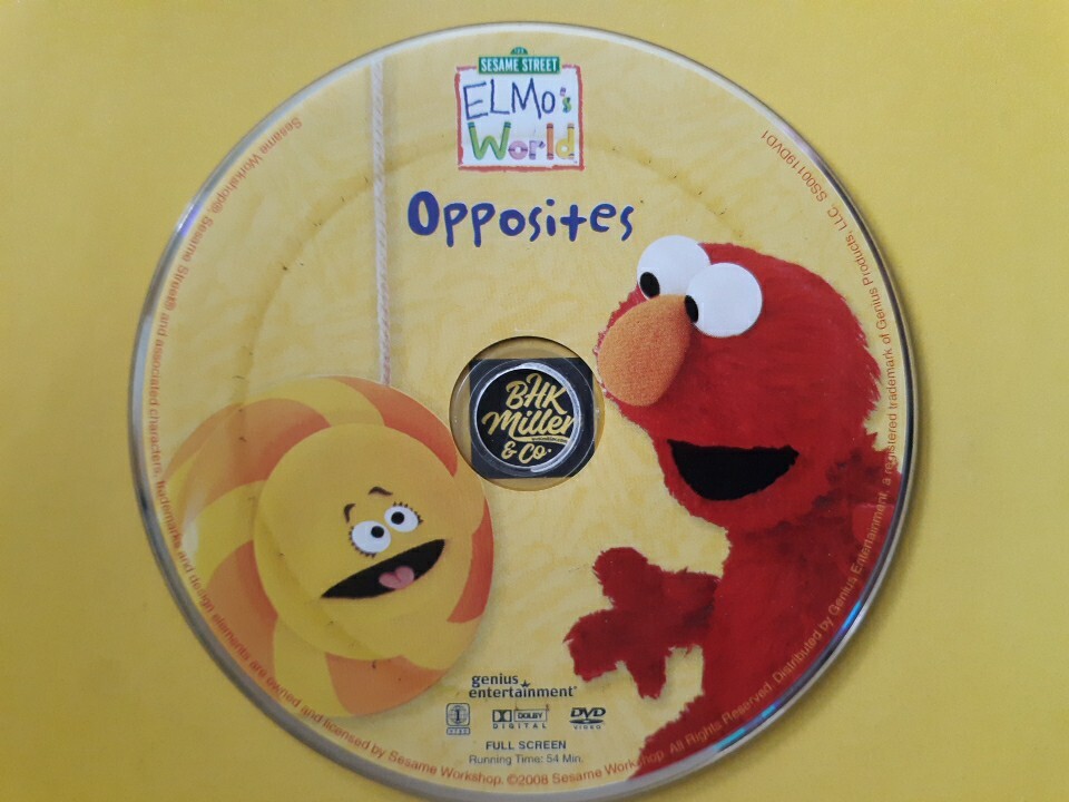 Elmo's World: Opposites - DVD - DISC SHOWN ONLY 891264001199 | eBay