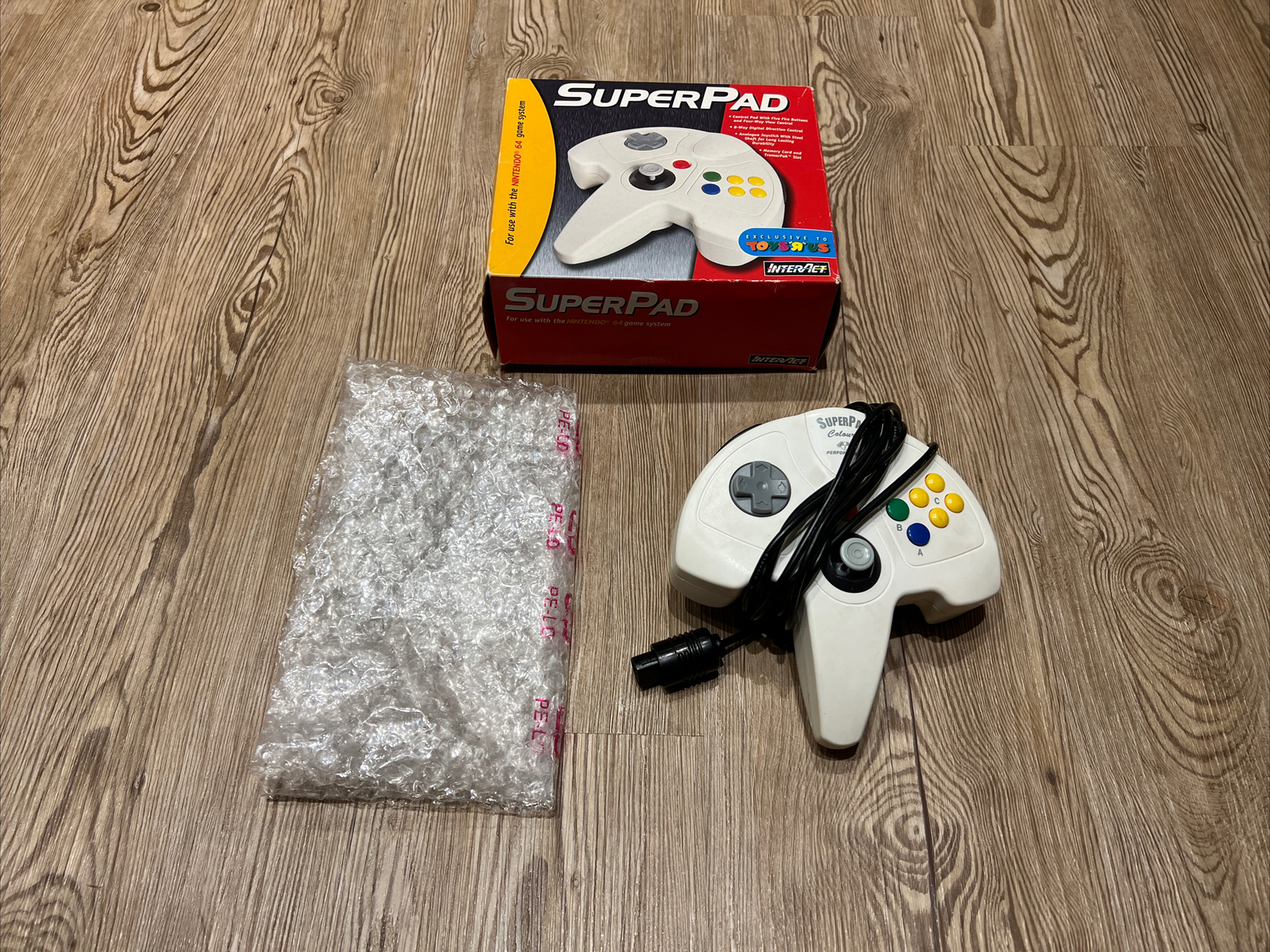 InterAct SuperPad Gaming Controller For Nintendo 64 (Untested) With Box ...