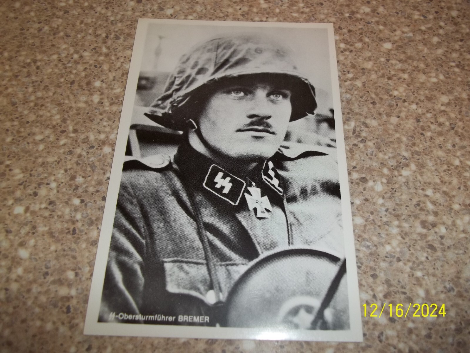 Vintage WWII Postcard "Gerhard Bremer" Adolf Hitler's SS Soldier | eBay