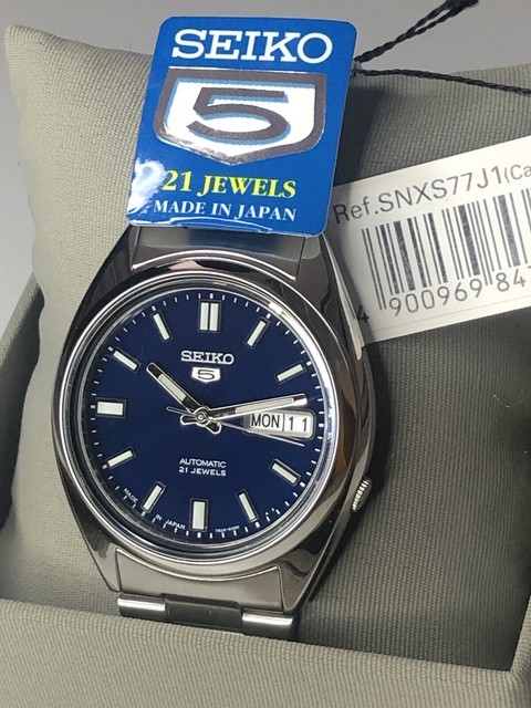 Seiko 5 Sports Men's Black Watch - SNXS79J1 for sale online | eBay