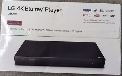 LG Ultra HD Blu-Ray Disc Player - Black (UBKM9) 719192629004 | eBay