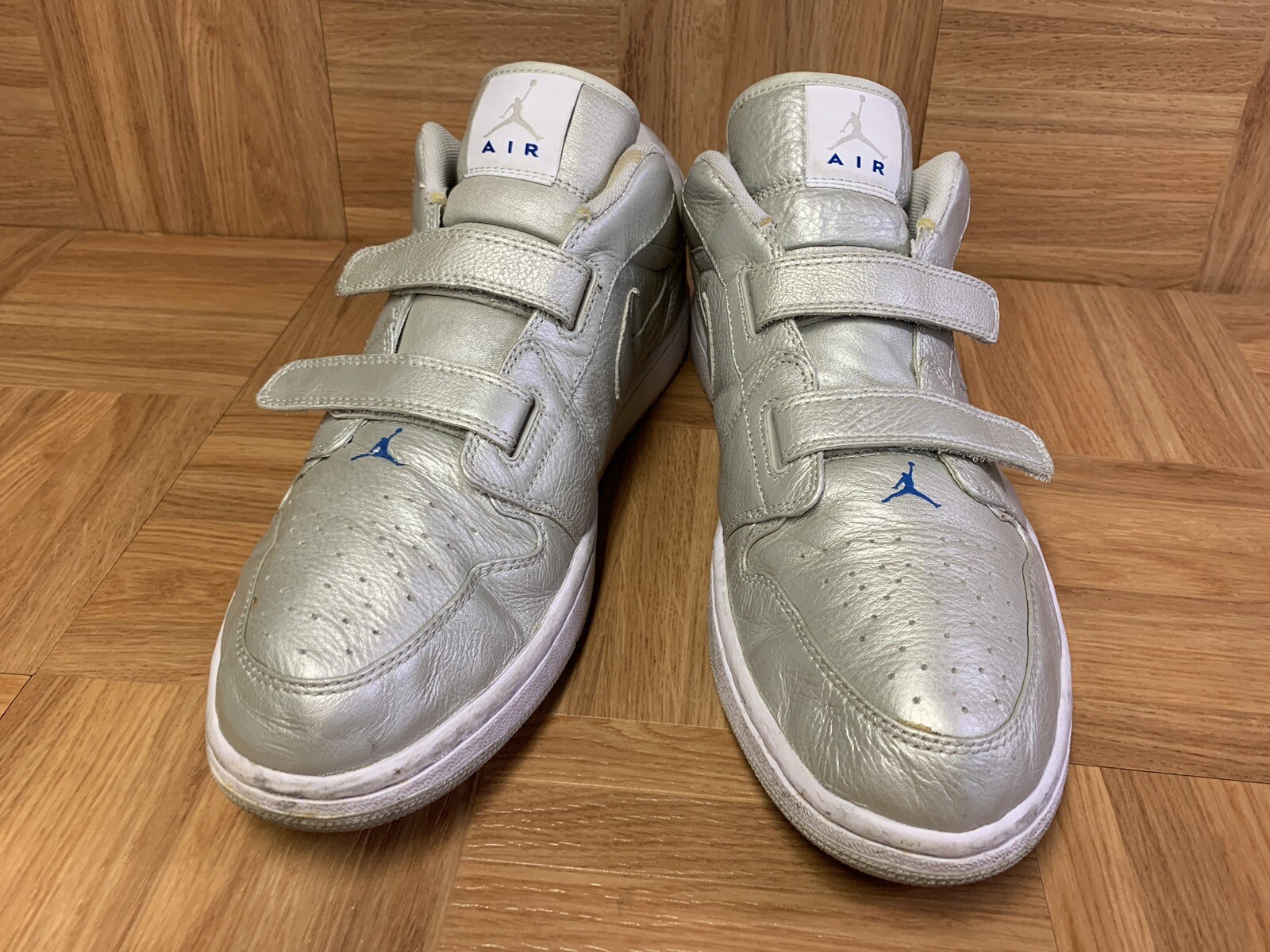Size 12 - Air Jordan 1 Velcro Premr Low Sapphire for sale online | eBay