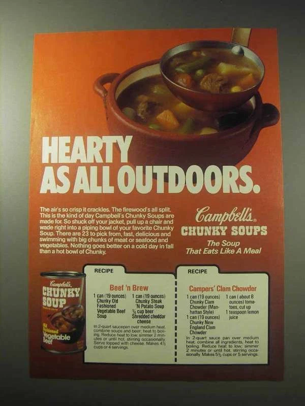 Campbells Chunky Soup Ads