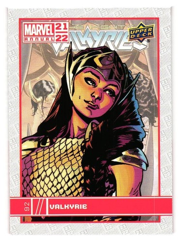 Valkyrie No.92 21-22 Marvel Annual Upper Deck Collectible Card | eBay